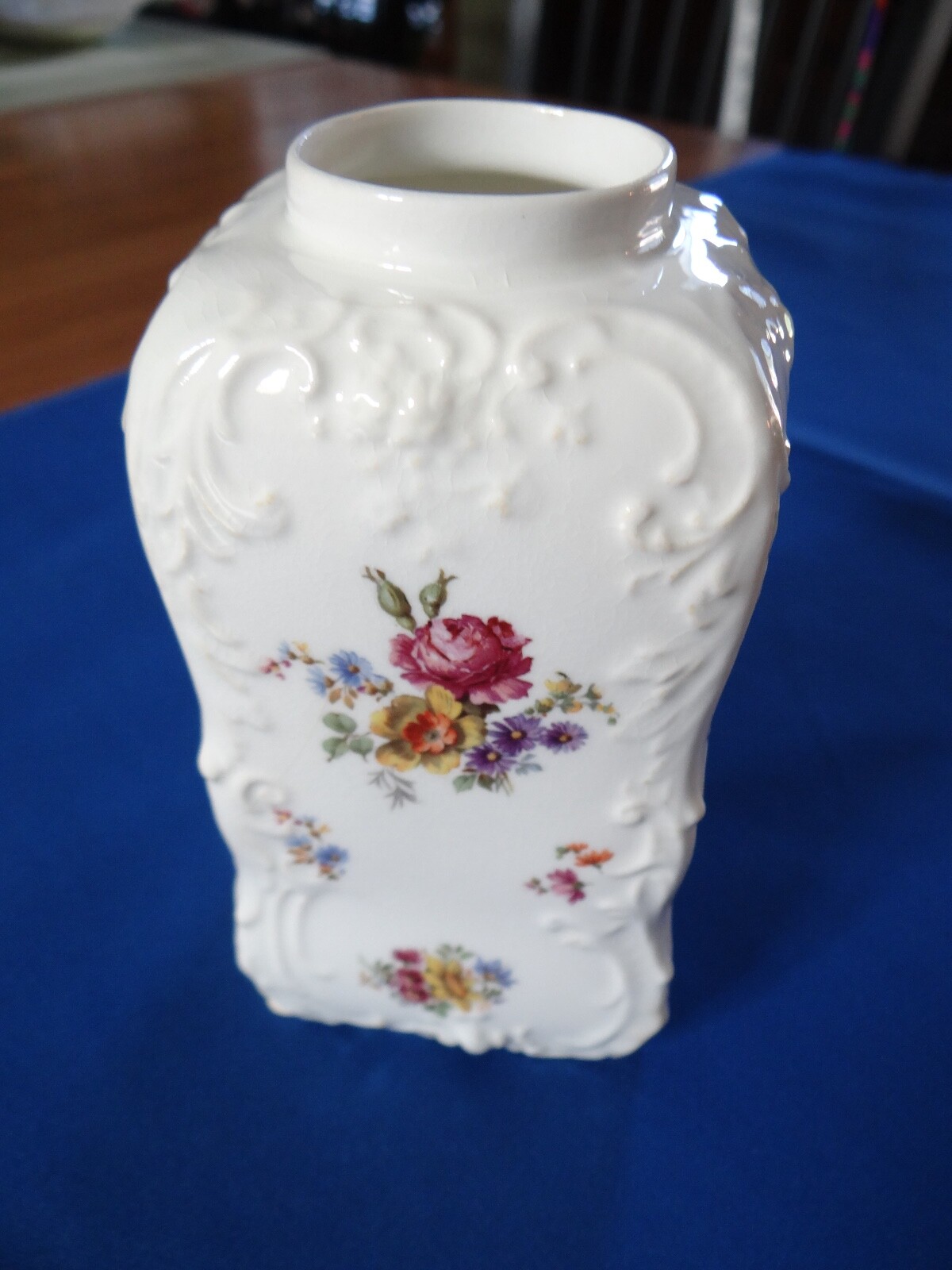 Antique Bishop & Stonier Porcelain Jar Vanity or Tea Canister England ...