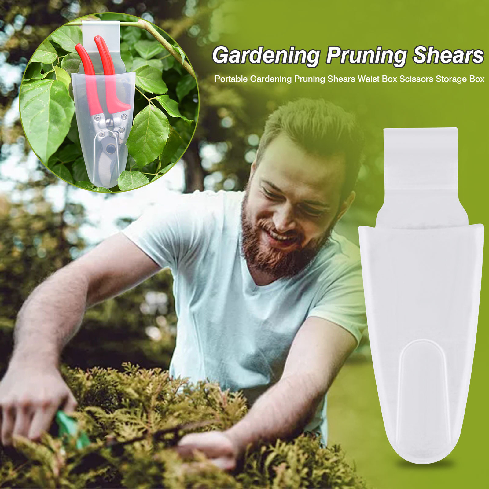 Garden Pruner Sheath Jungle Pruning Scissors Waist Box Portable ...