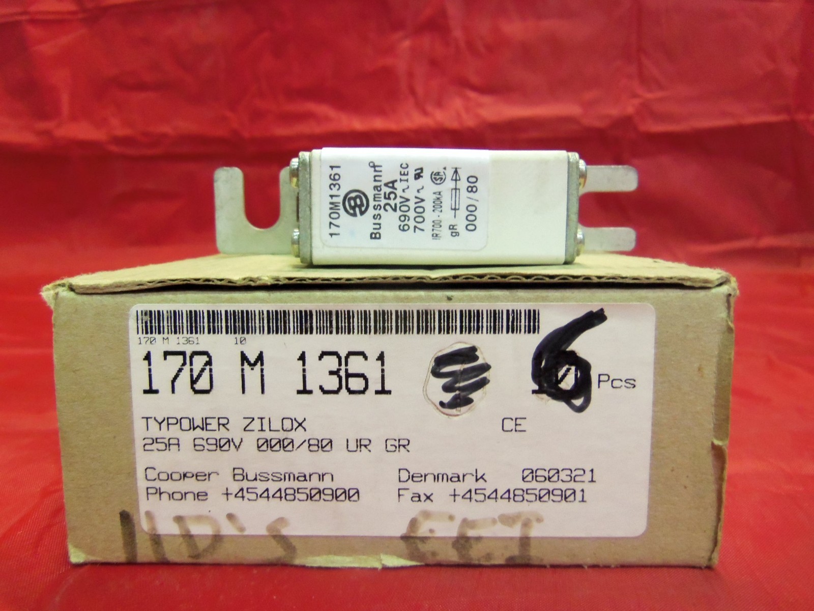 New Bussmann 170M 1361 25 Amp 690 Volts Semiconductor Fuse | eBay