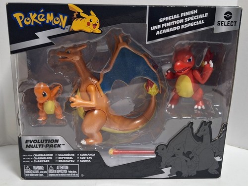 2022 JAZWARES POKEMON SELECT SPECIAL FINISH CHARMANDER EVOLUTION MULTI ...