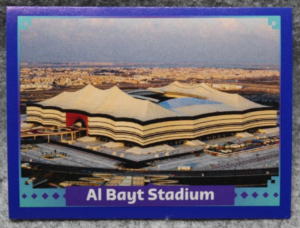 2022 Panini FIFA World Cup USA Stickers - Al Bayt Stadium Blue SP #FWC ...