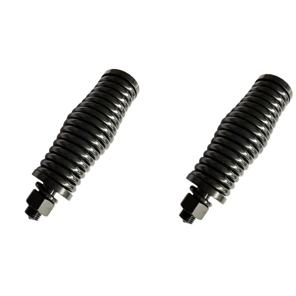 2pc LED Whip Spring Mounting Base for ATV UTV CB Radio Antenna 1/2 ...