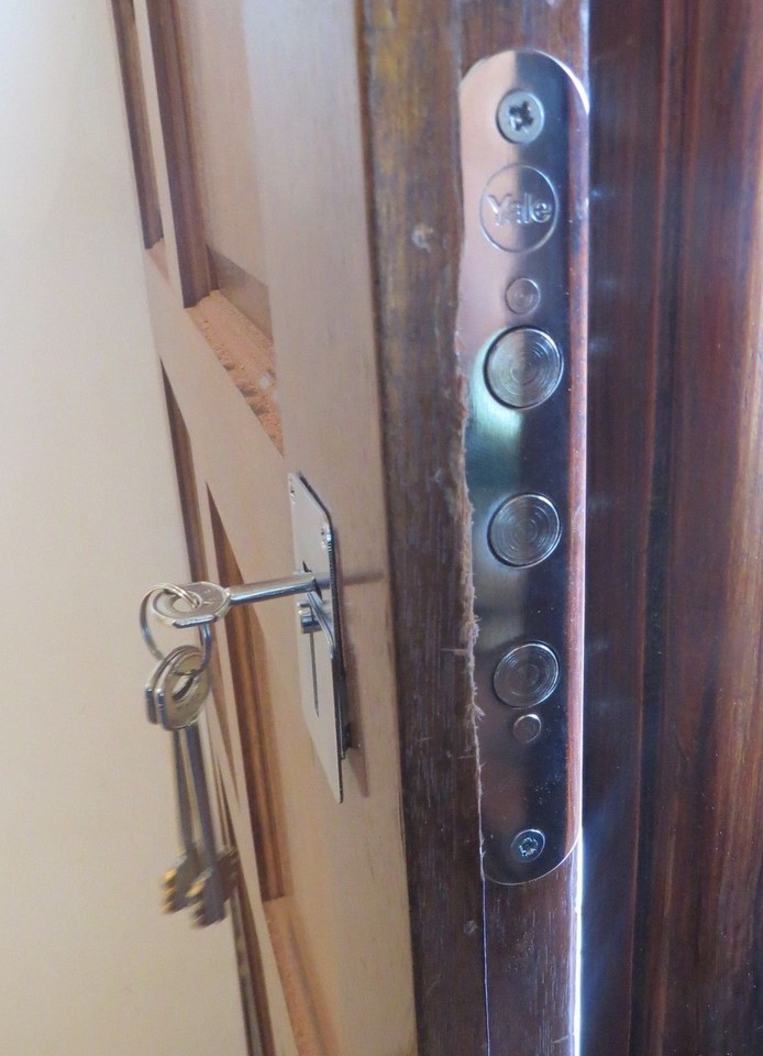 Deadbolt Door Lock bump/pick/drill Proof High Security Entrance Door ...