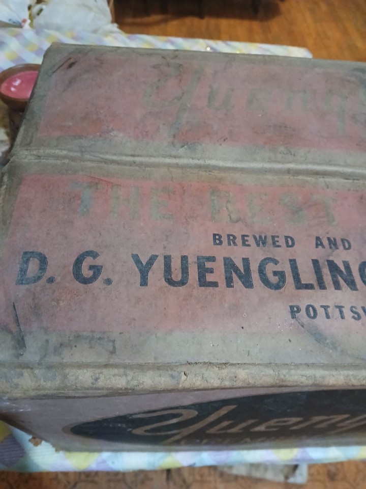 Vintage D.G. Yuengling & Son Premium Beer Cardboard Case With 23 ...
