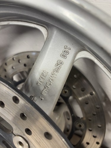 02-03 YAMAHA YZF R1 FRONT REAR WHEEL RIMS STRAIGHT Rotors OEM #0226 | eBay