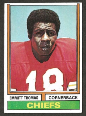 1974 Topps #381 EMMITT THOMAS Kansas City Chiefs EX 14 | eBay