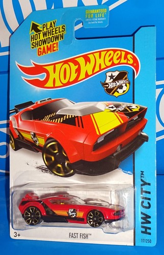 Hot Wheels 2014 HW Goal Series #17 Fast Fish Red w/ TRAP5s | eBay