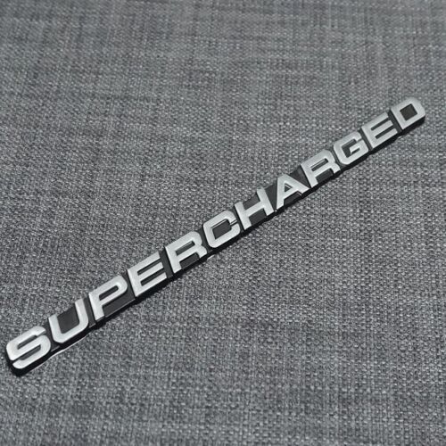 2X Supercharged Emblem Universal 3D Badge Super Charged Logo Nameplate ...