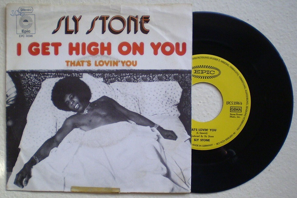 Single: SLY & THE FAMILY STONE I get high on you (Epic) 1975 | eBay.de