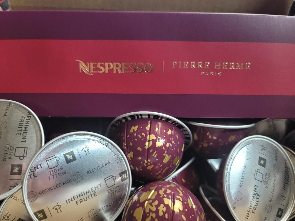 Nespresso Vertuo Infiniment Fruite Raspberry Fruity 100 PODS 7.77 OZ ...