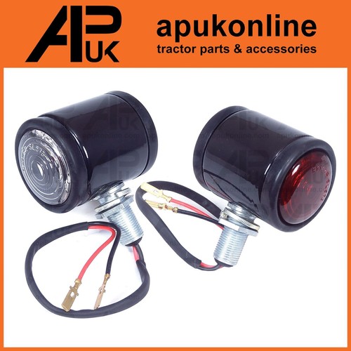 2x Black Butler Side Light Lamp for Ferguson TE20 TEA20 TED20 TEF20 ...