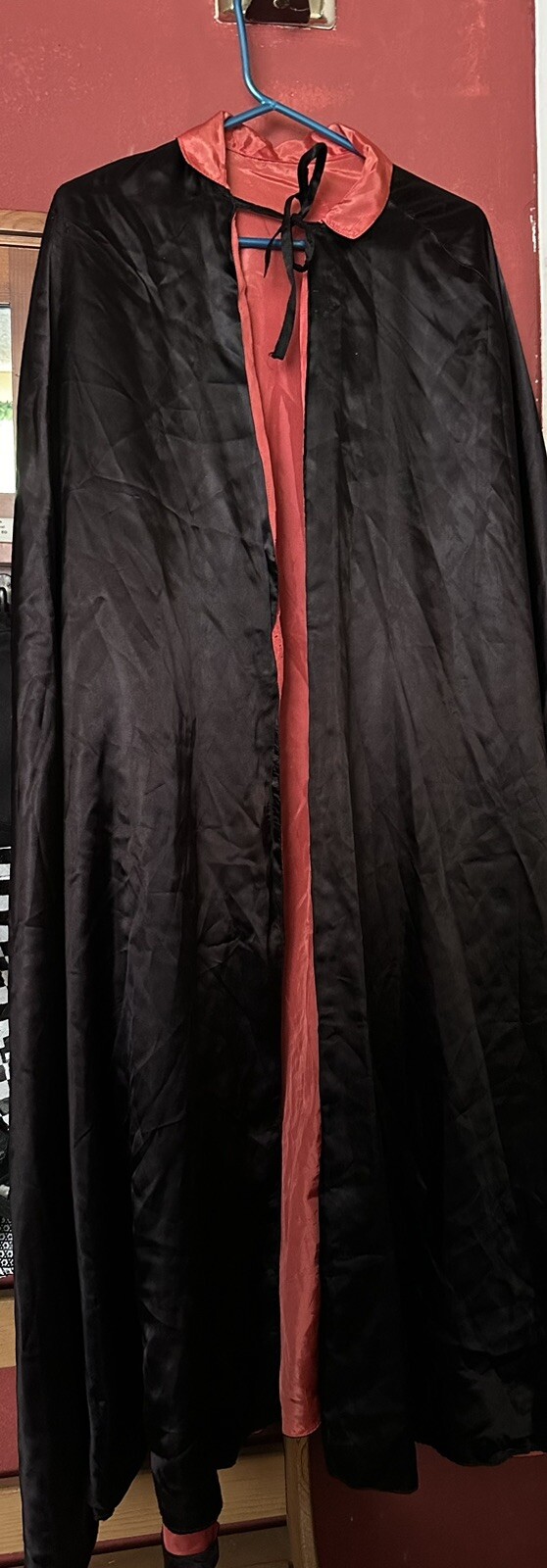 Reversible Black/red Cape With Colar | eBay