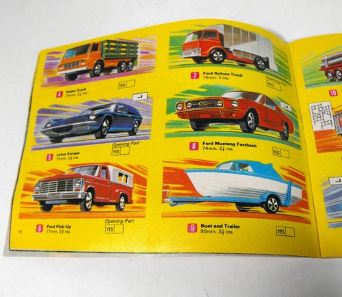 Vintage 1970 Matchbox Cars Catalog | eBay