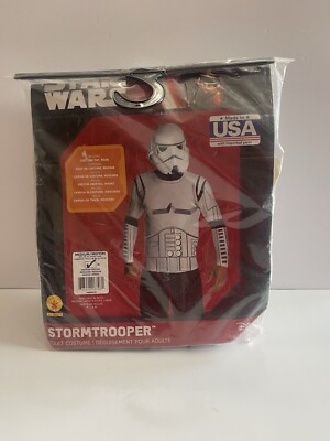 Disney Star Wars Stormtrooper Muscle Shirt Costume Adult Standard Size ...