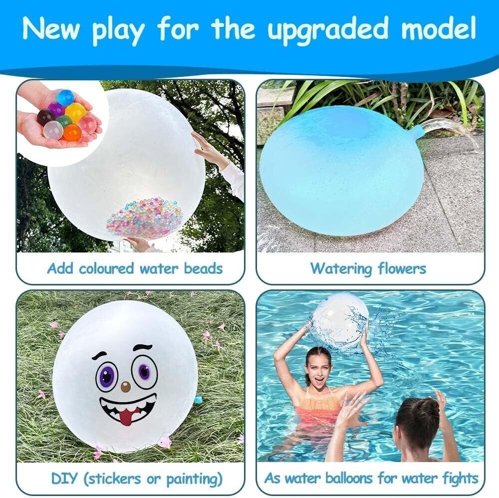 1X 40-120CM Super Soft Wubble Bubble Ball Toy Firm Ball Stretch Bubble ...