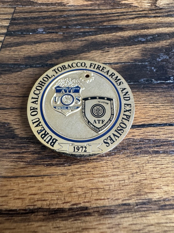 ATF LA challenge Coin Secret Service Challenge Coin Taskforce Los ...