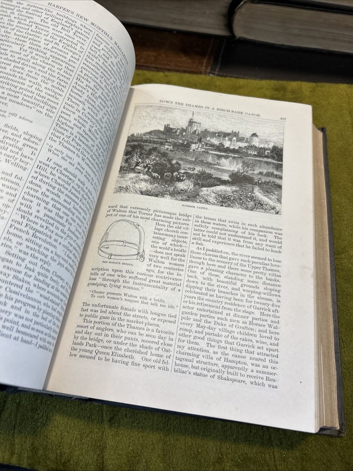 Bound Harper's New Monthly Magazine Volume 62 Dec 1880 to May 1881 ...