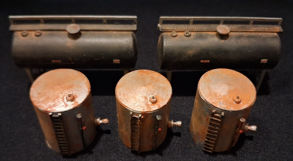 N Scale Fuel Tanks. Oil Storage Tanks. Lot 0f 5 Tanks. | eBay