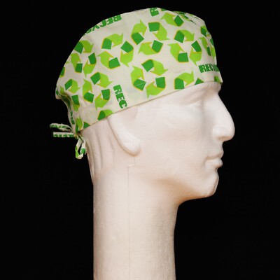 Recycle theme Scrub Hat | eBay