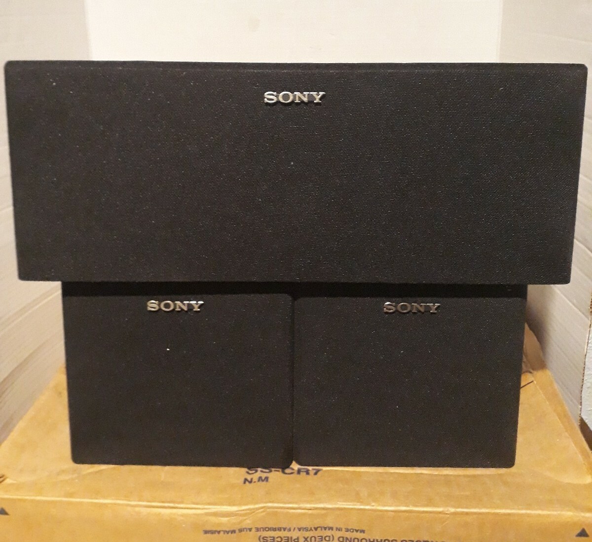 Sony Surround SS-CR7 Speaker System (SS-CN7/SS-U7 ) No cables | eBay