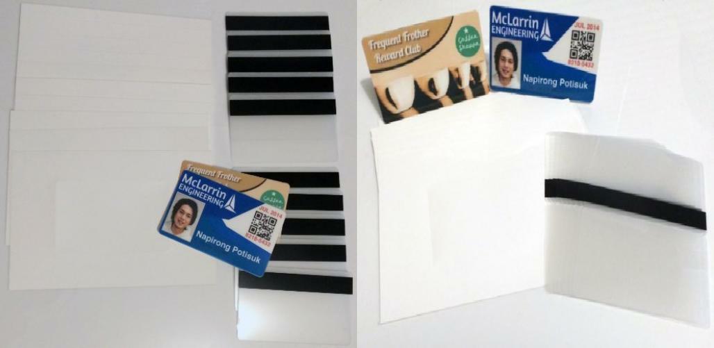 10 Teslin ID Card Kit - 1-Up Inkjet Sheets & Butterfly Pouches WITH ...