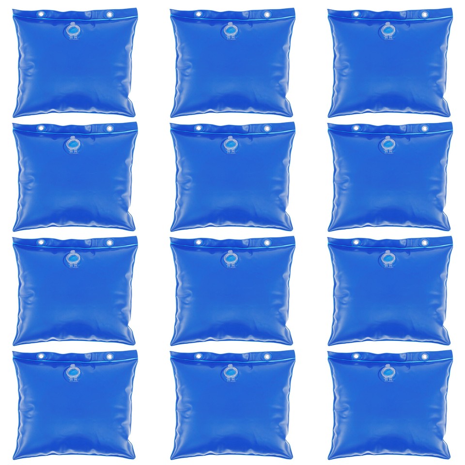 12 Pcs PVC Swimming Pool Cover Hanging Bag Reusable Pool Cover Bags ...