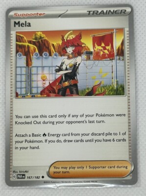 Mela 2023 Pokemon 167/182 Paradox Rift TCG Scarlet & Violet Uncommon ...