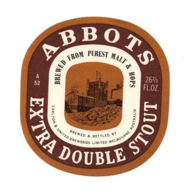 Australia - Beer Label - Carlton & United Breweries - Abbots Extra ...