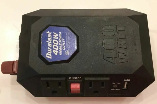 Duralast 400w Mobile Power Outlet Pi-400w 800 Watts Peak for sale ...