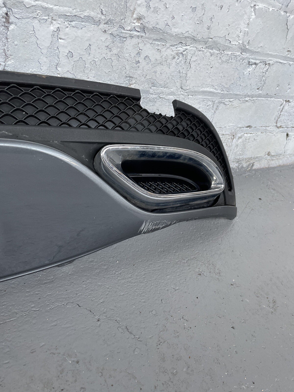 mercedes c class w205 rear bumper diffuser Complete 2014-2018 A ...