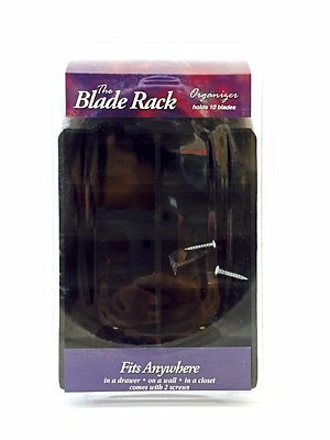 The Blade Rack Organizer Holds 10 Blades Fits Anywhere | eBay