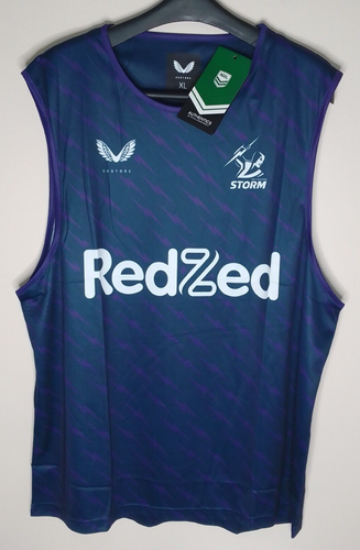 Authentic Castore Melbourne Storm Training Singlet BNWT XL Official NRL ...