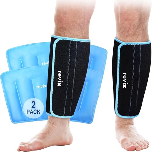 XL Shin Ice Packs Reusable Gel Cold Therapy for Calf Leg Elbow Relief ...