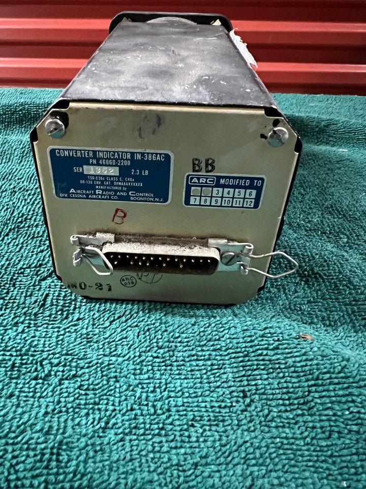 Aircraft Radio & Control CONVERTER INDICATOR 46860-2200 - PARTS/REPAIR ...