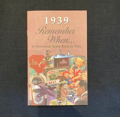 1939 Remember When ... A Nostalgic Look Back In Time Kardlet | eBay