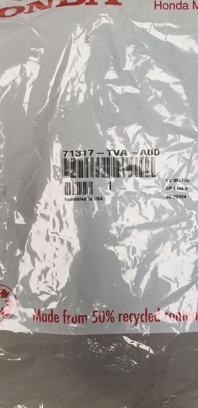 18-20 Honda Accord Left (Driver) Side Front Bumper Duct (71317-TVA-A00 ...