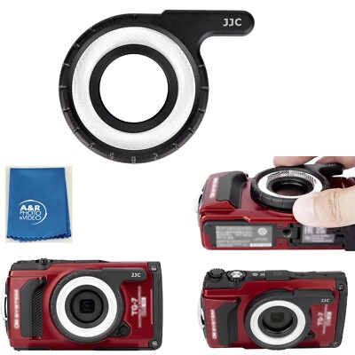 JJC MRL-TG1 Light Guide Ring For Olympus TG7 TG6 TG5 TG4 TG3 TG2 TG1 ...