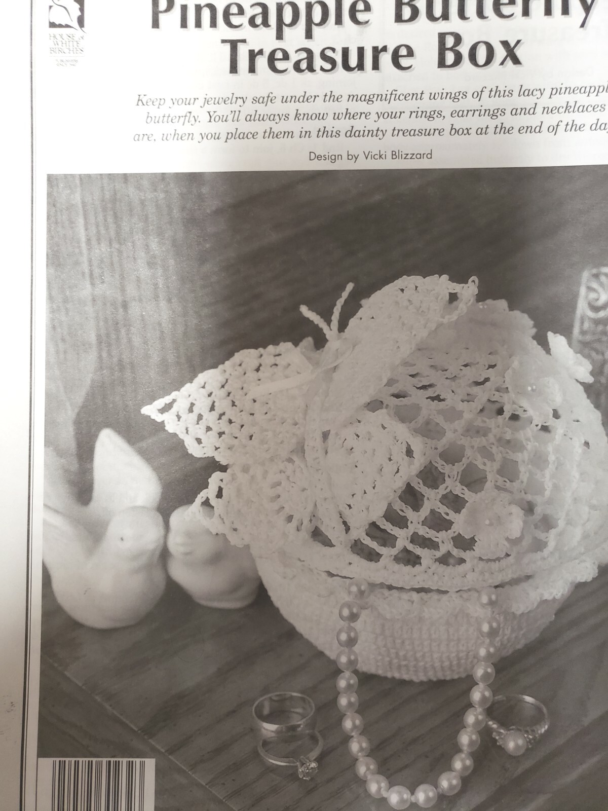 Pineapple Butterfly Treasure Box Pattern House Of White Birches Crochet ...