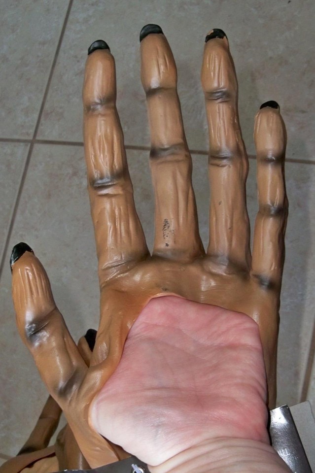 ADULT WEREWOLF MONSTER HANDS PVC GLOVES HALLOWEEN COSTUME MR156017 | eBay