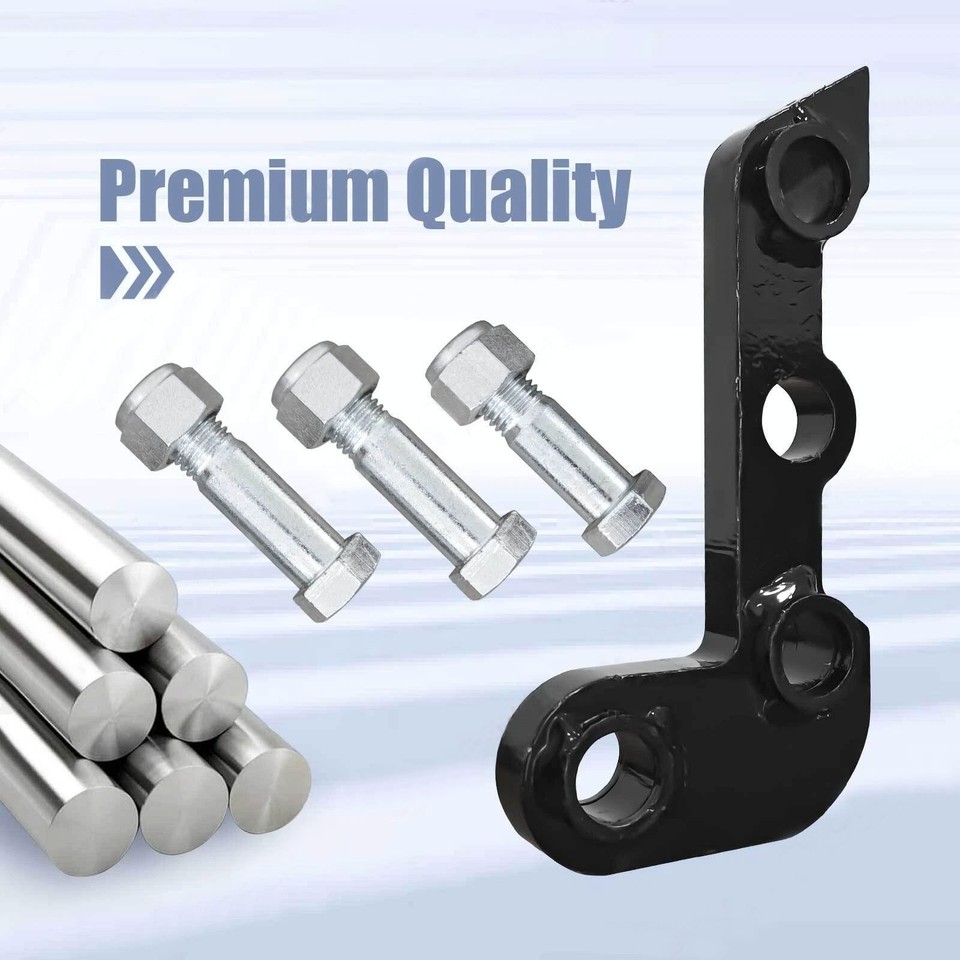 Single L-shaped bracket Part For Mini Excavator Three Holes Hydraulic ...