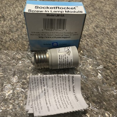 NEW X-10 X10 SocketRocket Socket Rocket Screw-In Lamp Module LM15A | eBay
