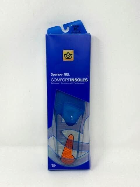 * SPENCO GEL * COMFORT INSOLES ' GEL INSOLES ' SIZE 1 | eBay