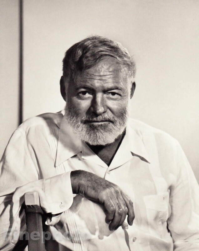 1957/83 Vintage ERNEST HEMINGWAY Literature Author YOUSUF KARSH Photo ...