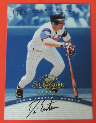 1997 DONRUSS SIGNATURE DARIN ERSTAD AUTOGRAPH #ED 89/100 CENTURY MARKS ...