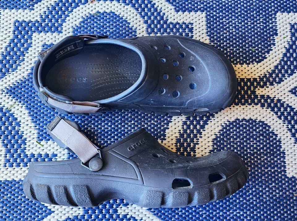Crocs Unisex Offroad Sport Clog Black Graphite Size Womens 11 / Men’s 9 ...