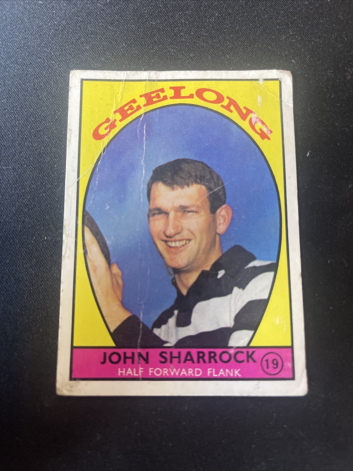 1968 Scanlens John Sharrock Geelong No 19 A | eBay