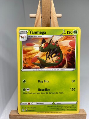 Yanmega - Rare - Shining Fates 002/072 - MINT - Pokemon | eBay UK