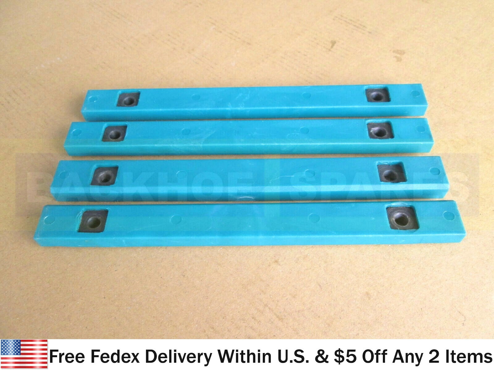 JCB PARTS- WEAR SLIDES 12 PCS. KIT FOR EXTRADIG (PART NO. 123/03215 123 ...