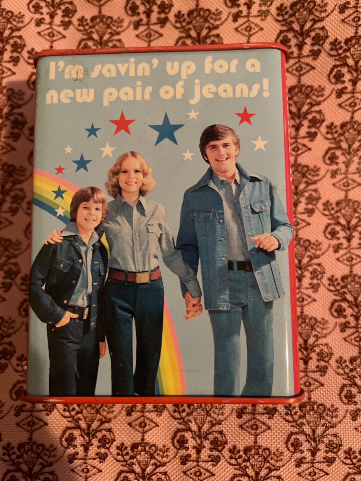 Blue Q Tin Bank 2006 Savin' Up for New Pair of Jeans Dimes for Denim ...