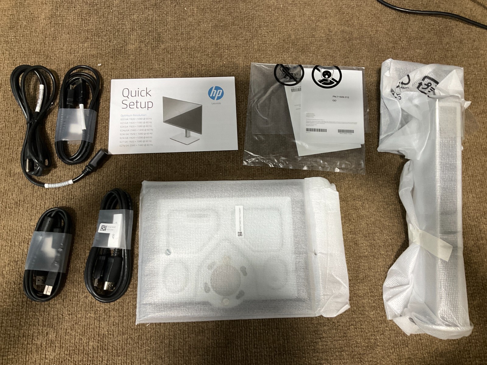 HP E22 G4 21.5" LED LCD Display 1080p 9VH72AA#ABA ️️ ️ Read ...